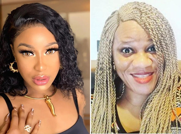 Tonto Dikeh Lashes Blogger, Stella Dimoko Korkus - Famous People Magazine