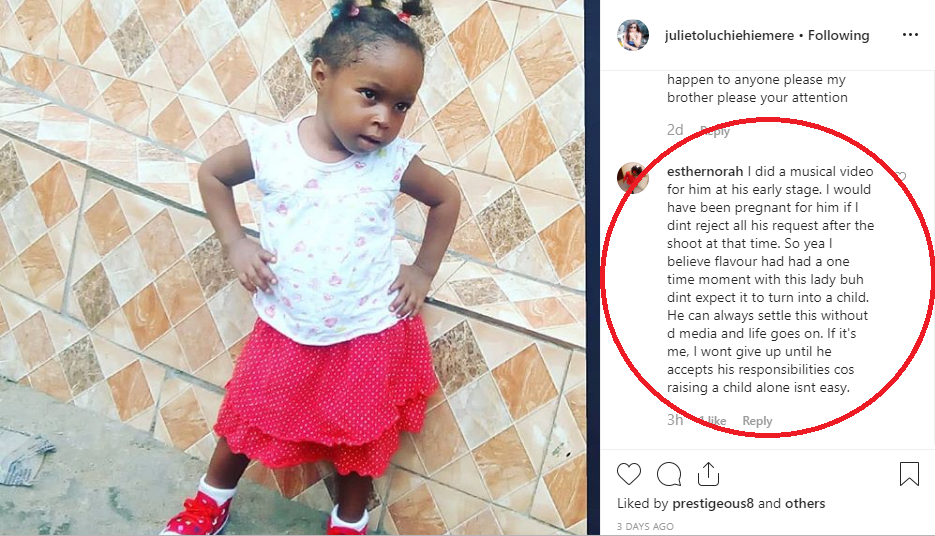Juliet Oluchi's post and Esther's comment - Famous People Magazine