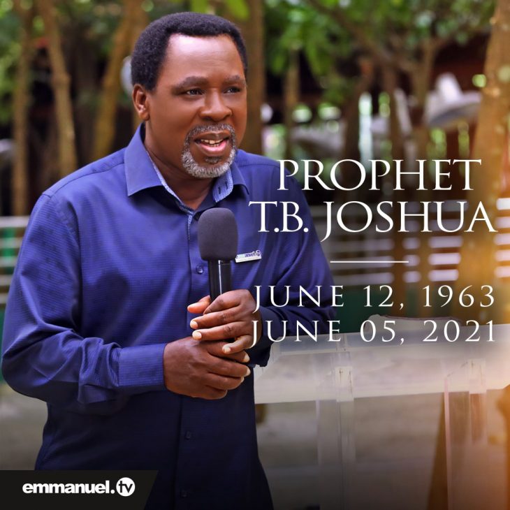 TB Joshua To Be Buried In July In SCOAN, Lagos - Famous People Magazine