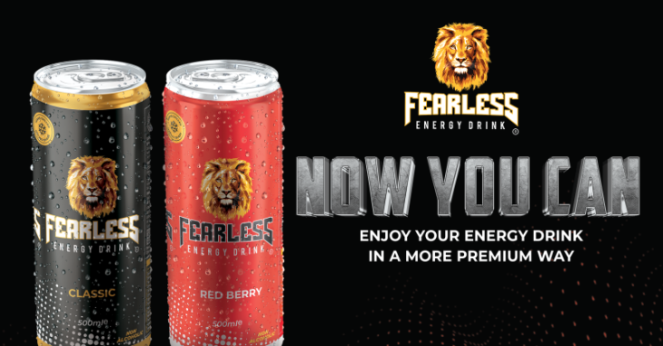 Fearless Energy Drink Launches 50cl Can - Famous People Magazine