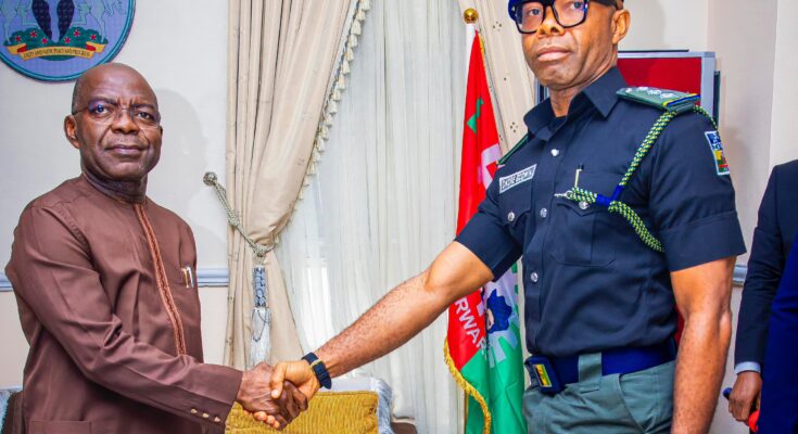 Governor Otti Decorates ADC With New Rank - Famous People Magazine