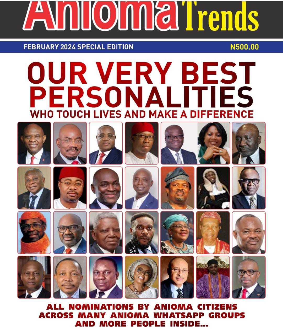 Anioma Trends Magazine Celebrates Nigerian Trailblazers From Delta ...