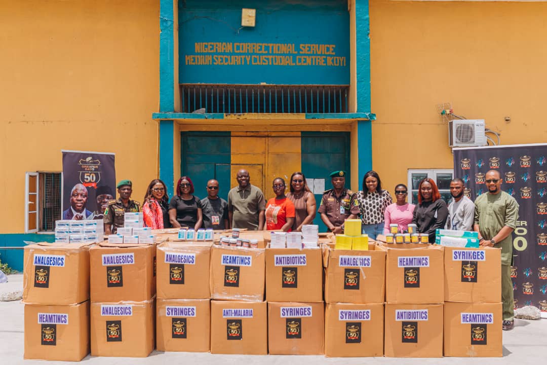 Bayo Adeyinka Grants Freedom To Eight Inmates, Donates Medical Supplies ...