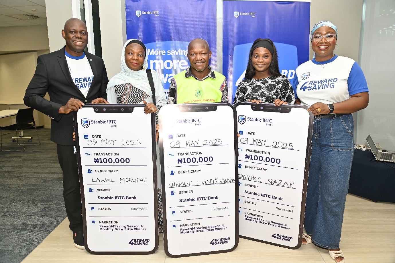 70 Customers Win First N7 Million In The Stanbic IBTC Reward4Saving ...